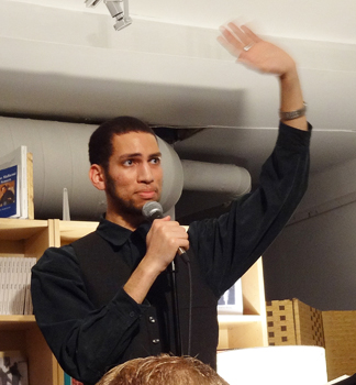 Photos: Adam Seelig, Jim Johnstone, and Camille Martin at the Art Bar ...