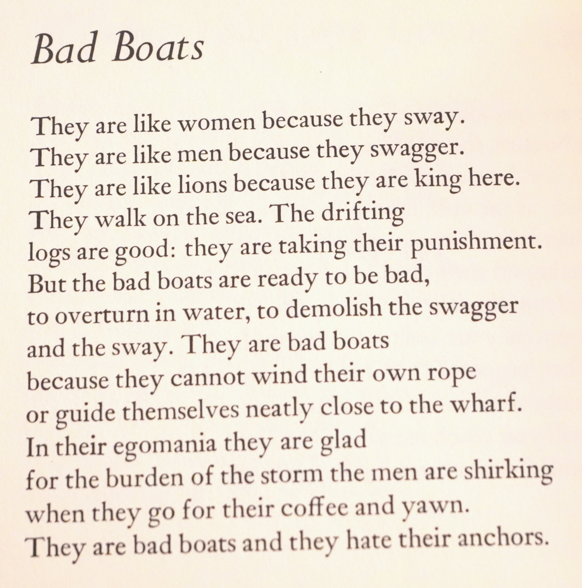 Laura Jensen’s “Bad Boats” | Rogue Embryo